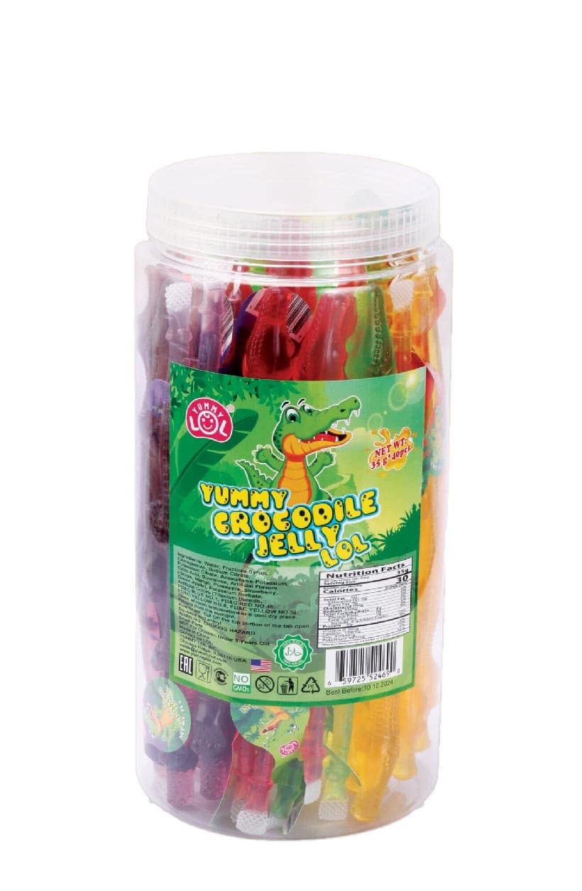 Yummy LOL Crocodile Tube Jelly Drink - Yafa International Inc.